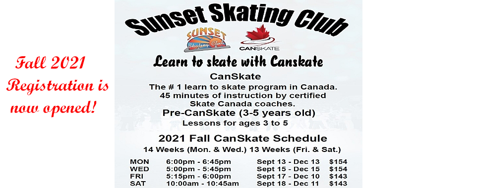 Sunset Skating Club, Vancouver BC